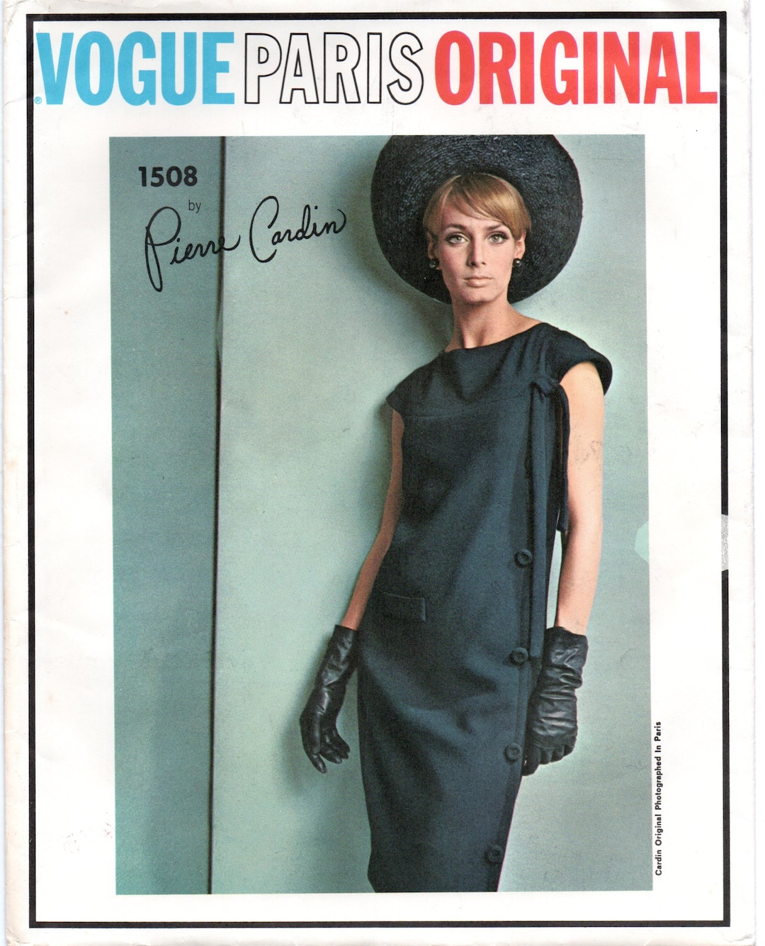 Cardin Vogue 1508 Shoulder Yoke Dress Pattern Bust 32 - Etsy