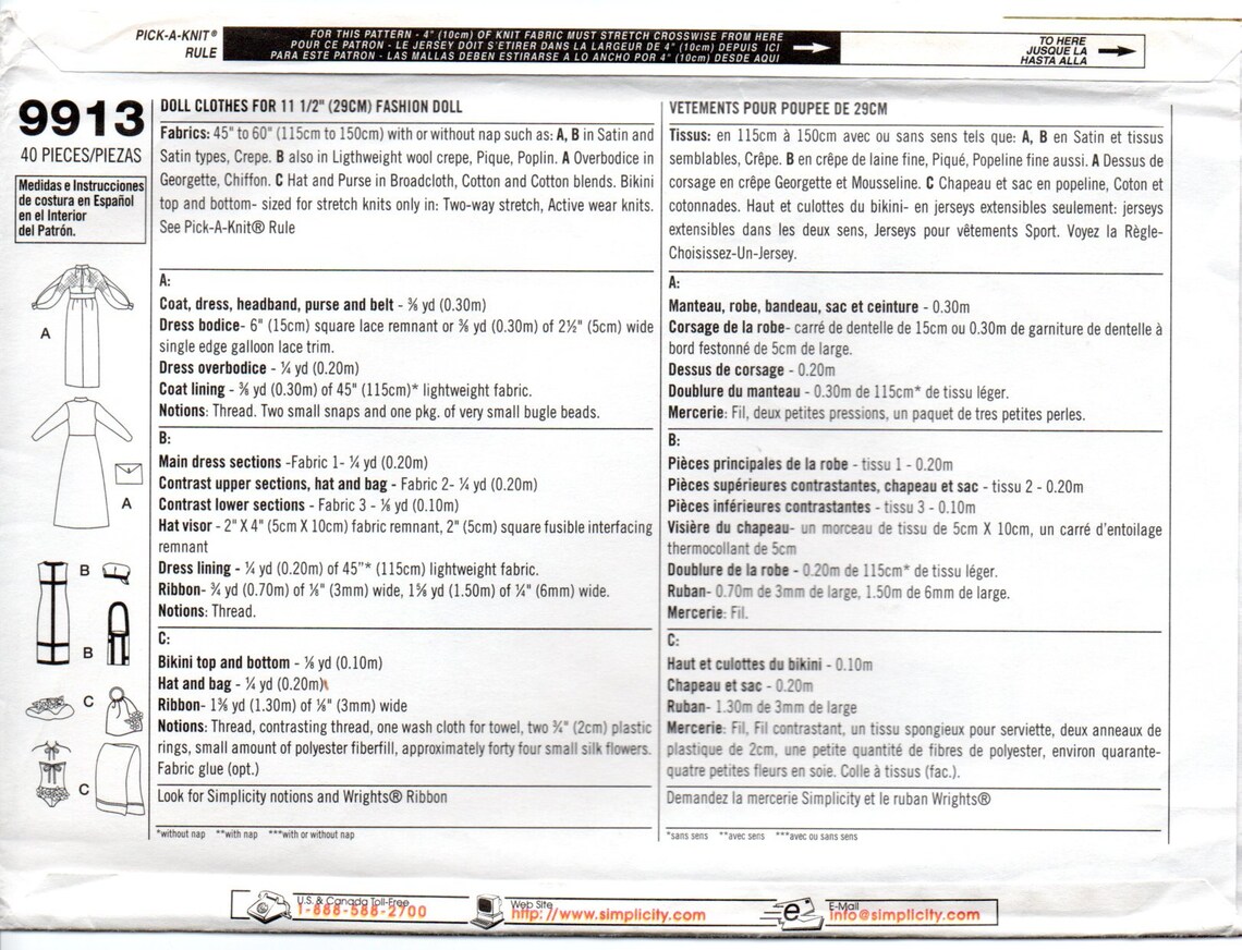 Simplicity 9913 Doll Collectors Club Mod Swinging Sixties | Etsy