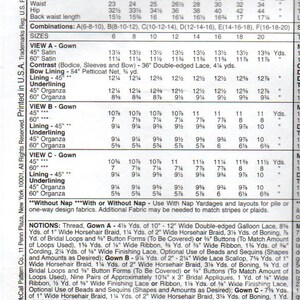 Mccall's 9685 Alicyn Bridal off Shoulder Gowns Pattern Size 6,8,10 - Etsy