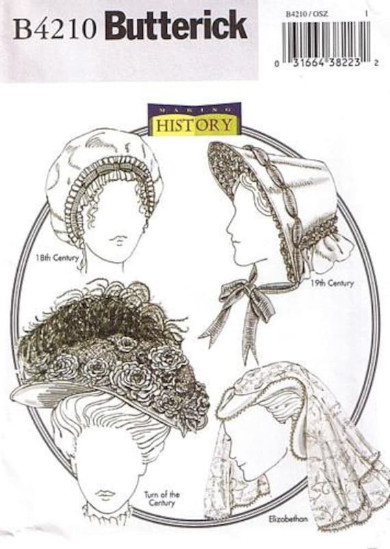 Butterick 4210 Four Historical 18th 19th Century Elizabethan | Etsy