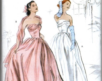 Evening Gown Pattern - Etsy