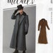 Mens Double Breasted Long Coat Pattern Mccall's 8137 - Etsy