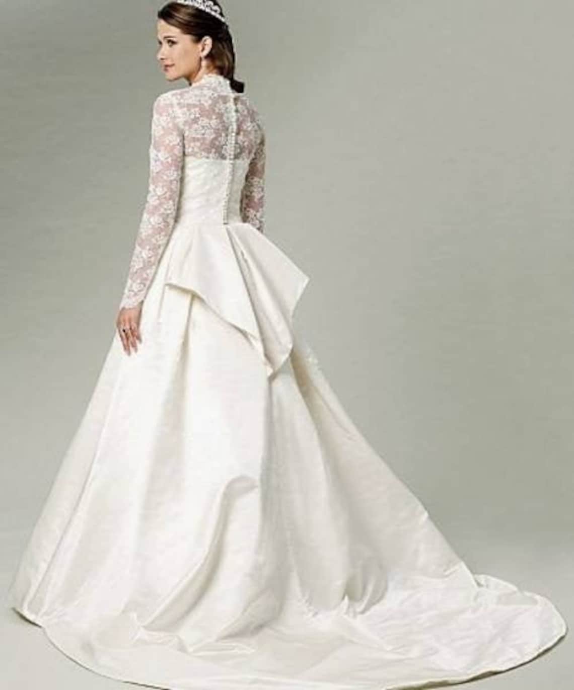 Butterick 5731 / BP249 Kate Style Royal Wedding Bridal Gown Pattern ...