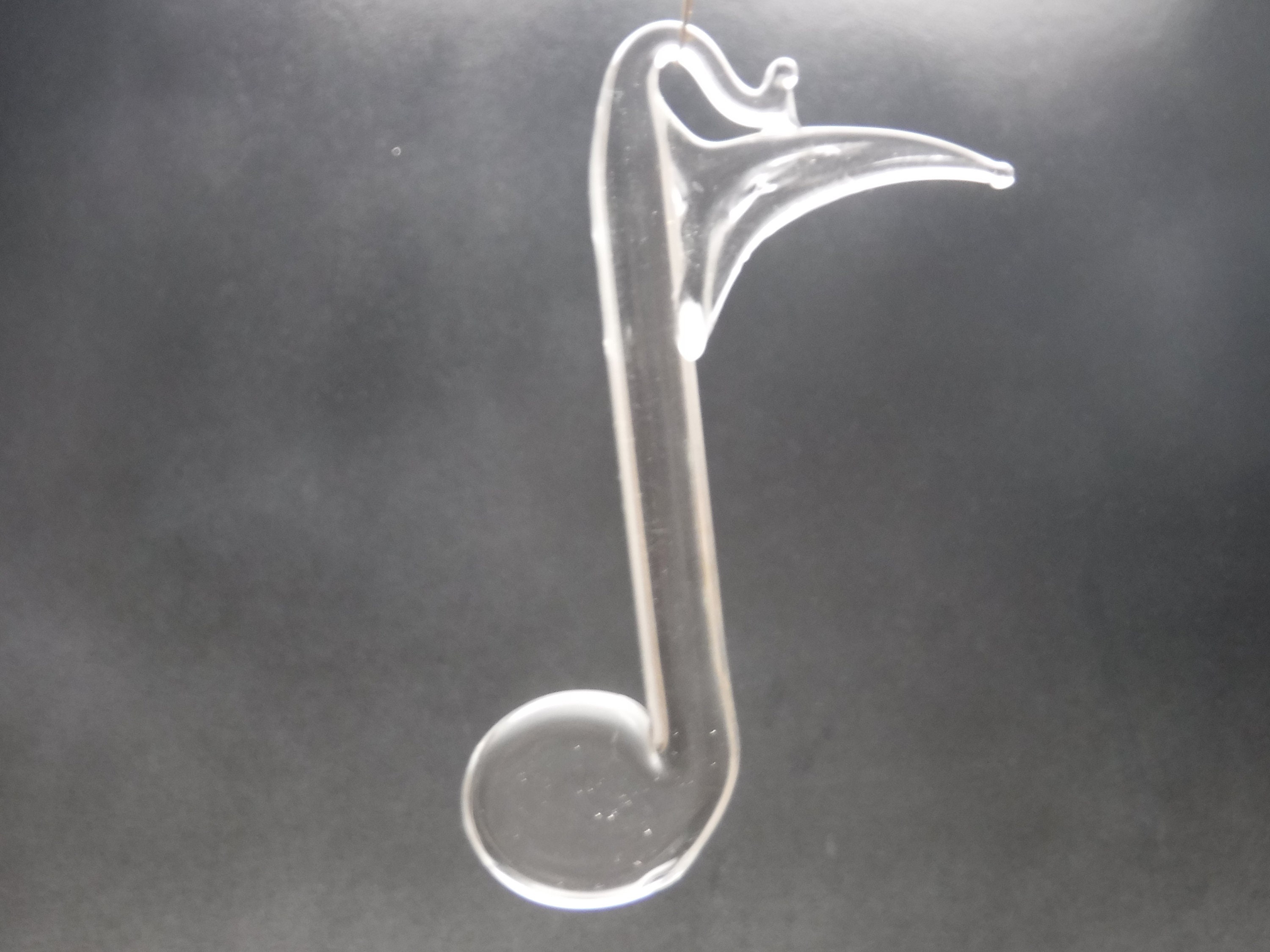 Blown Glass Music Quarter Note - Etsy