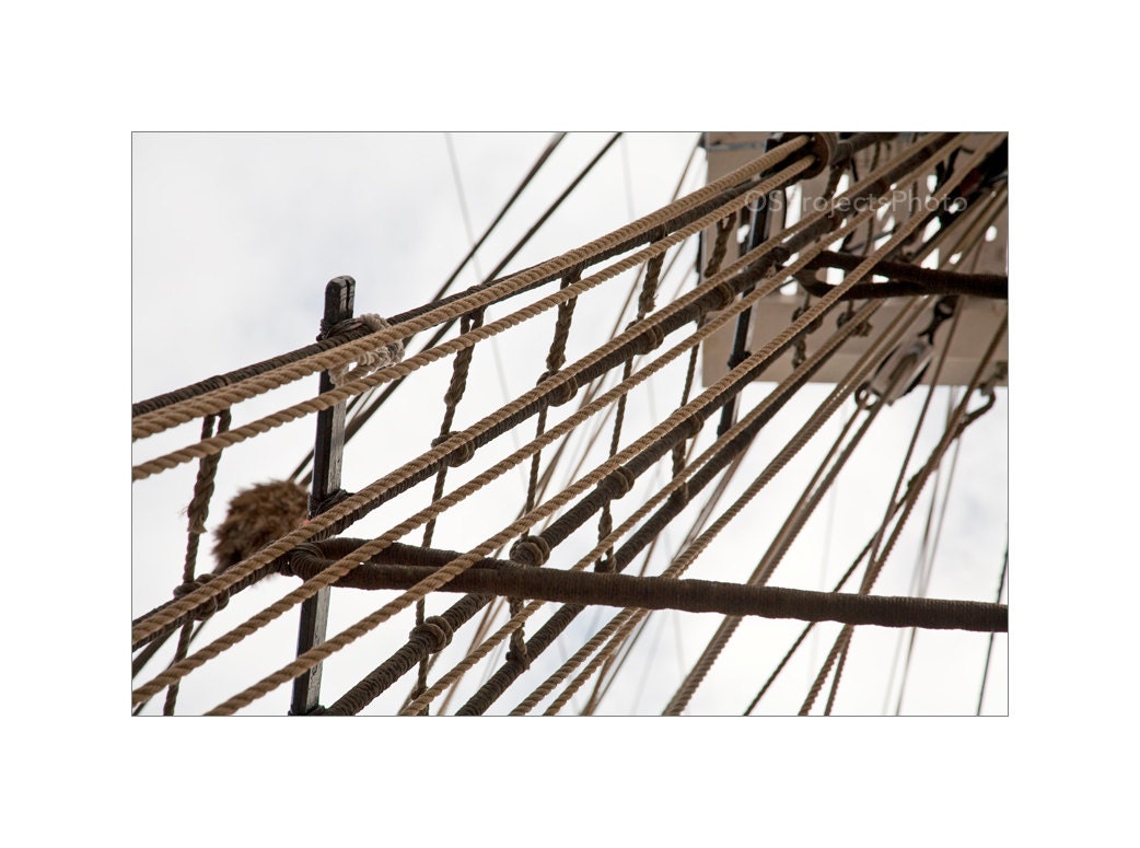 Vintage Ship Rope Ladder Photography Nautical Wall Art - Etsy