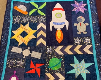 Outer Space Quilt | Etsy