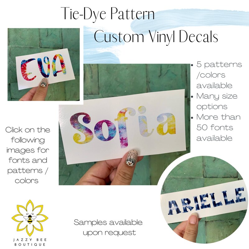 Pattern Decal - Etsy