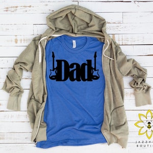 Guitar Dad Shirt, Rock Dad Shirt, Father's Day Shirt, Father's Day Gift ...