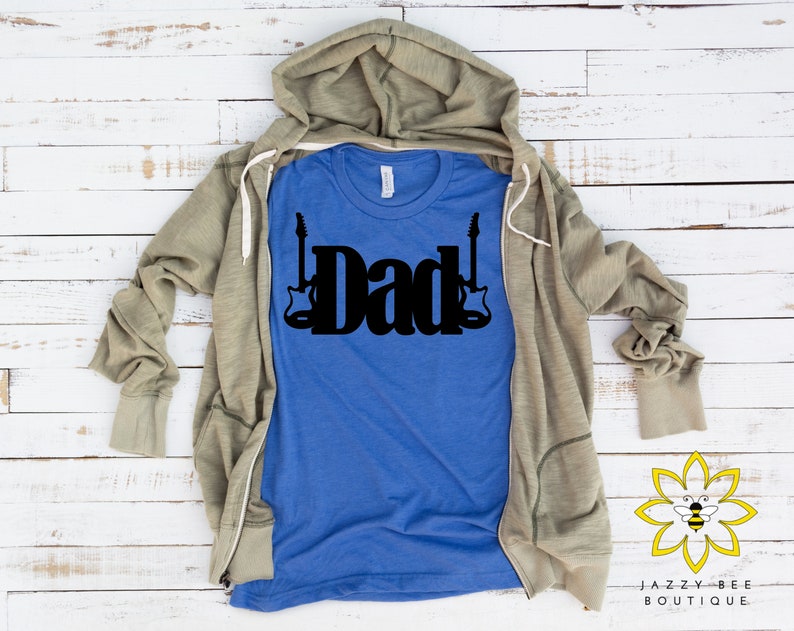 Guitar Dad Shirt, Rock Dad Shirt, Father's Day Shirt, Father's Day Gift ...