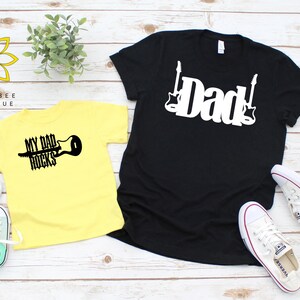 Guitar Dad Shirt, Rock Dad Shirt, Father's Day Shirt, Father's Day Gift ...