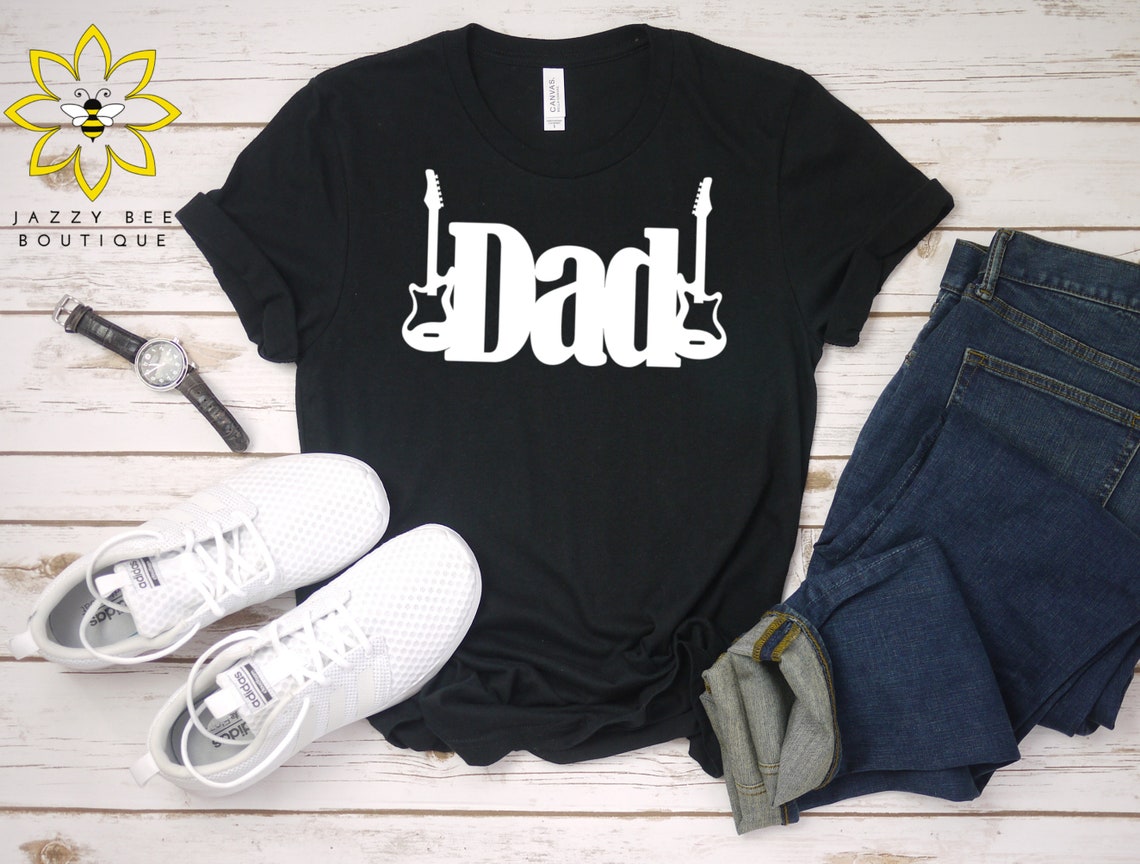 Guitar Dad Shirt, Rock Dad Shirt, Father's Day Shirt, Father's Day Gift ...