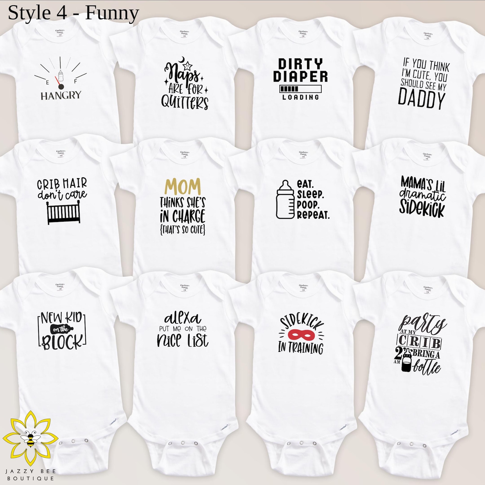 Baby Shower Onesie® Decorating Kit, Custom Iron-on Transfers, Funny DIY ...