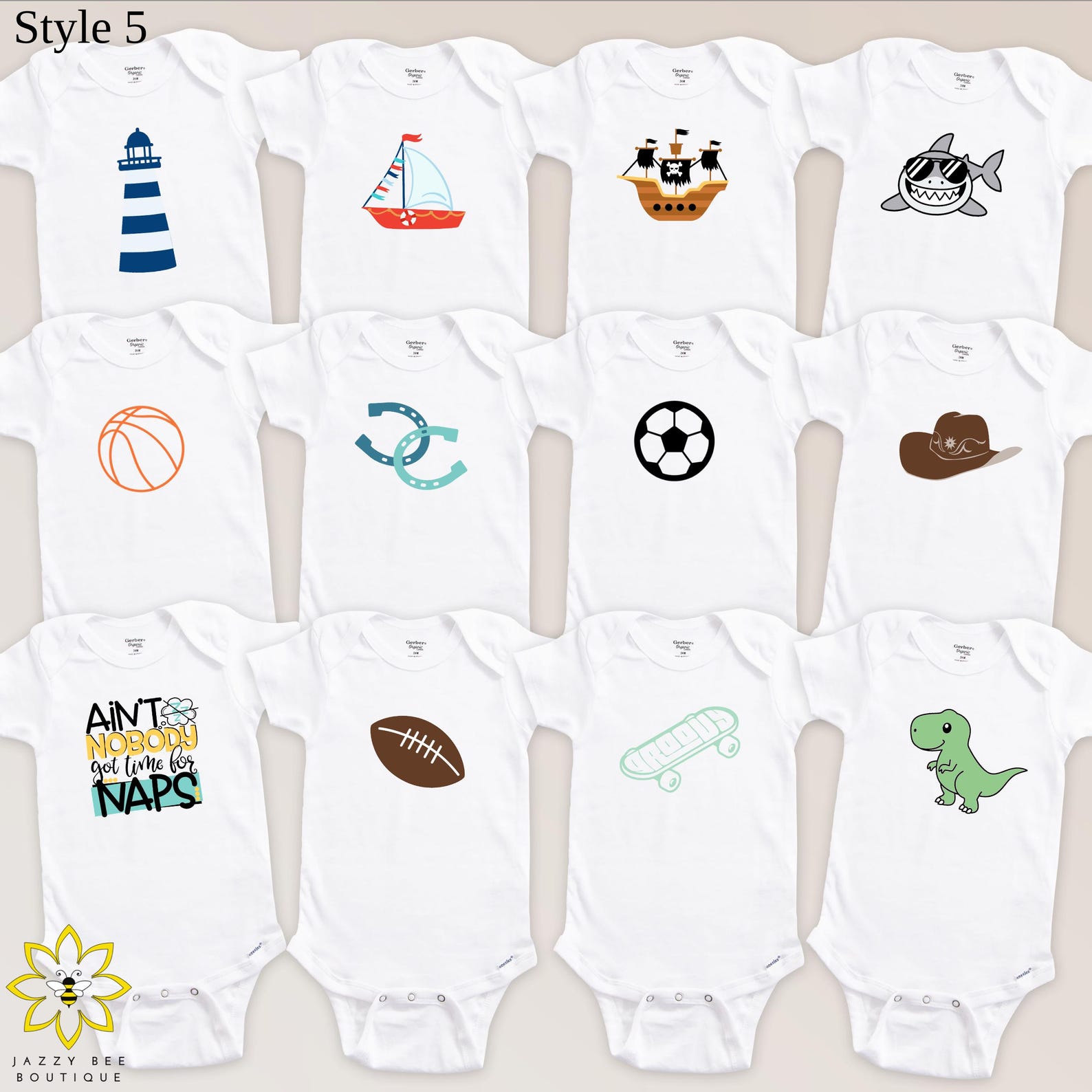 Baby Shower Onesie® Decorating Kit, Custom Iron-on Transfers ...