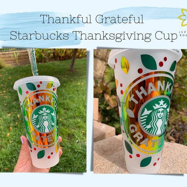 Fall Starbucks Cups - Etsy