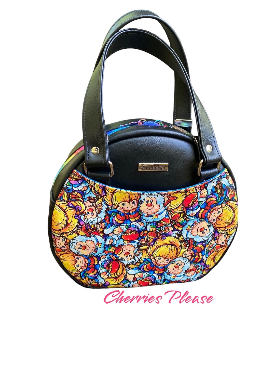 Rainbow Brite Inspired Crossbody Purse Modified Magdalena Circle Bag ...
