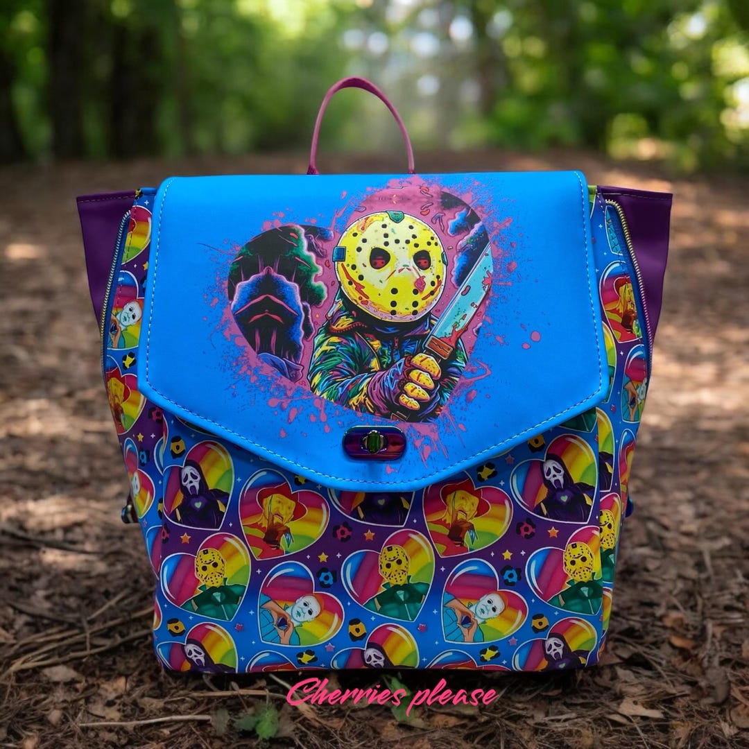 Expandable Backpack, Horror Bag, Horror Purse, Horror Backpack, Jason ...