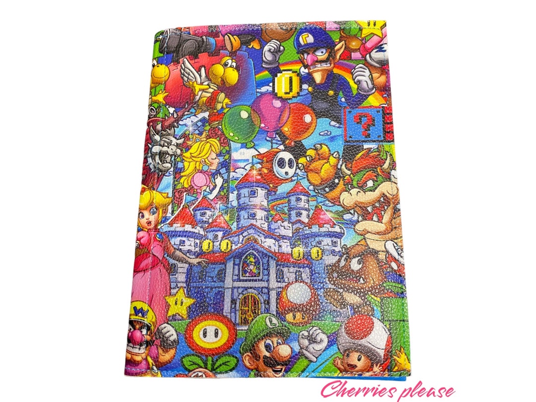 Vintage Gamer Mario Notepad Holder, Notebook, Gifts for Gamer, Gift for ...
