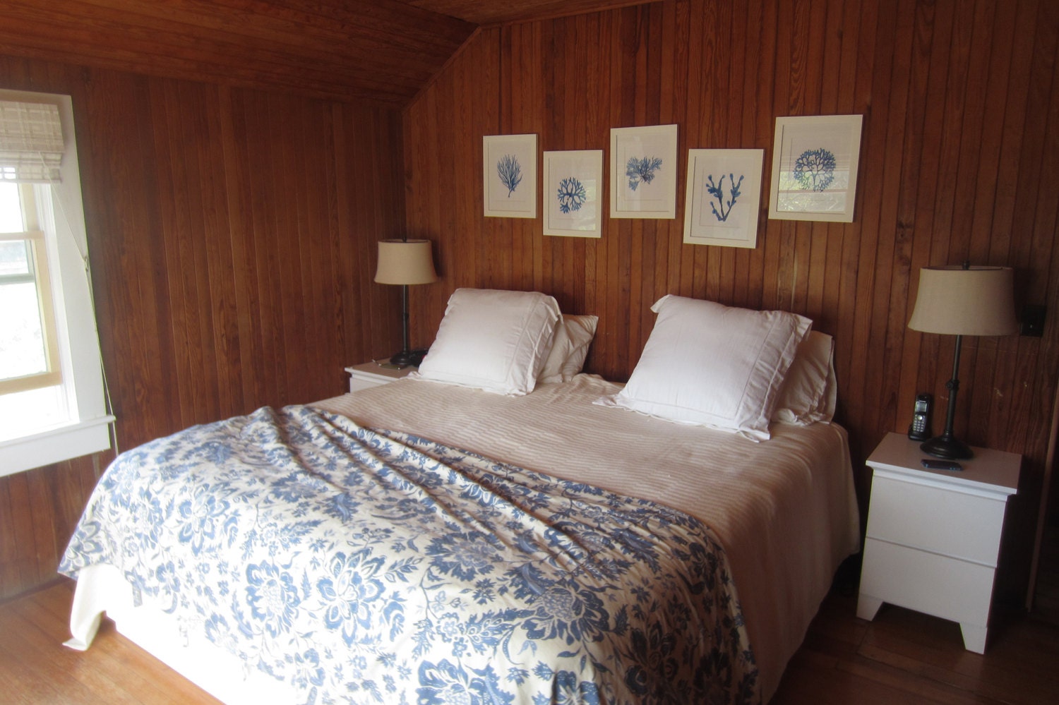 Hamptons Wall Art Blue Seaweed Wall Art Prints Set of 6 Prints - Etsy