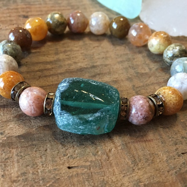 Earth Tone Bracelet - Etsy