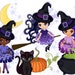 Halloween Clipart, Witch Clip Art, Witches Cauldron, Pumpkin Clipart ...