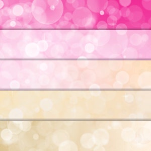 Sparkle Bokeh Digital Paper, Pink and Gold Printable Paper, Scrapbook ...