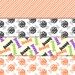 Halloween Scrapbook Paper Pack, Digital Halloween Candy, Printable ...