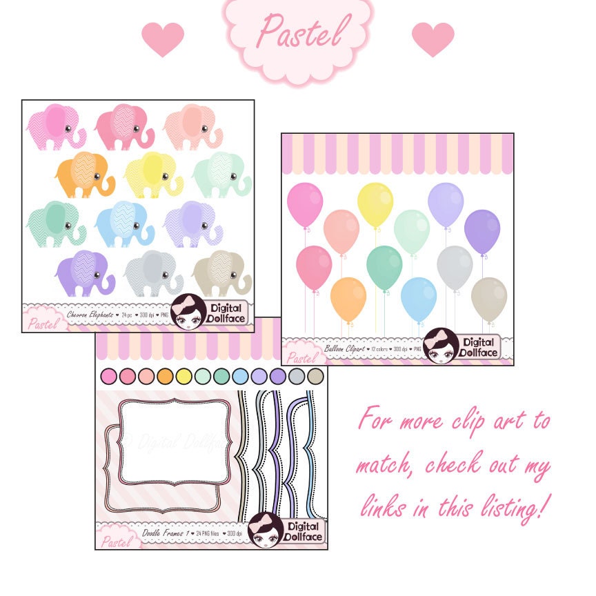 Clipart Doodle Frame Set Curly Digital Frame Label Clip Art | Etsy