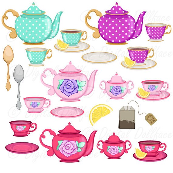 High Tea Party Clip Art