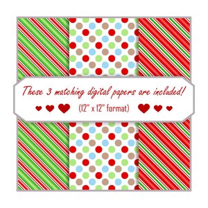 Christmas Clipart & Paper, Christmas Tree Clip Art, Santa Claus ...
