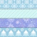 Winter Wonderland Digital Paper, Snowflake Scrapbook Background, Party ...