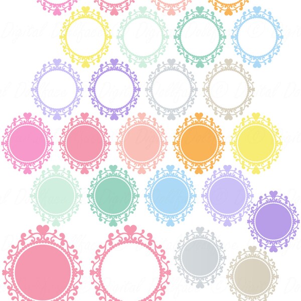 Fancy Frame Clip Art - Etsy