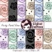 Owl Labels / Printable Editable Labels and Tags / Clipart - Etsy