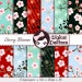 Pink and Black Digital Paper, Chevron, Damask, Stripe, Polka Dot ...