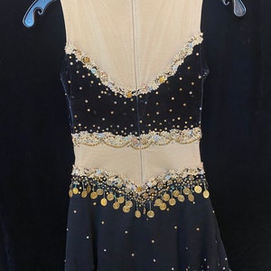 Black Figure Skating Competition Dress - Etsy