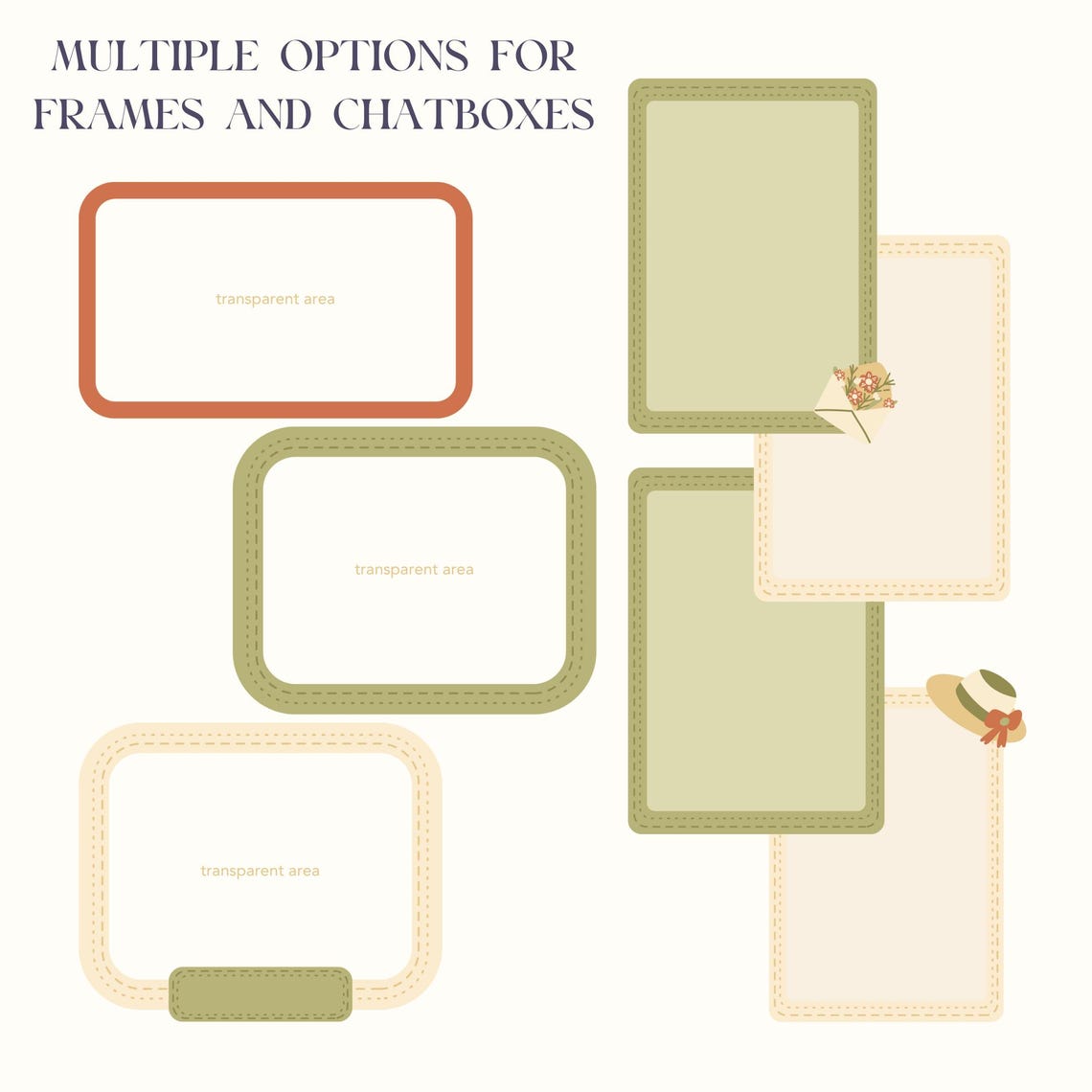 Cottagecore Twitch Streaming Package Cozy Hand-drawn Assets Overlays ...