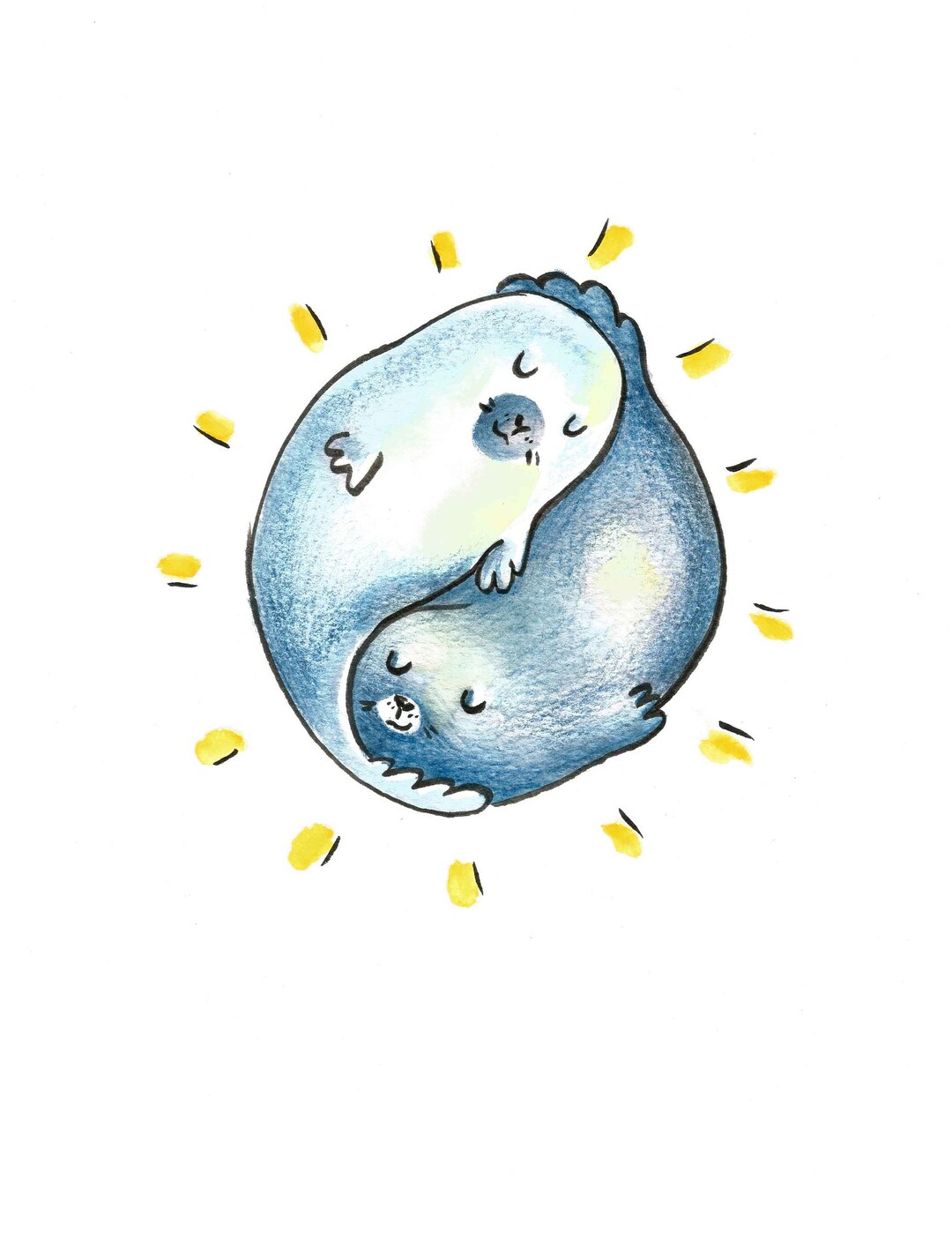 Seal Cards and Prints - Etsy