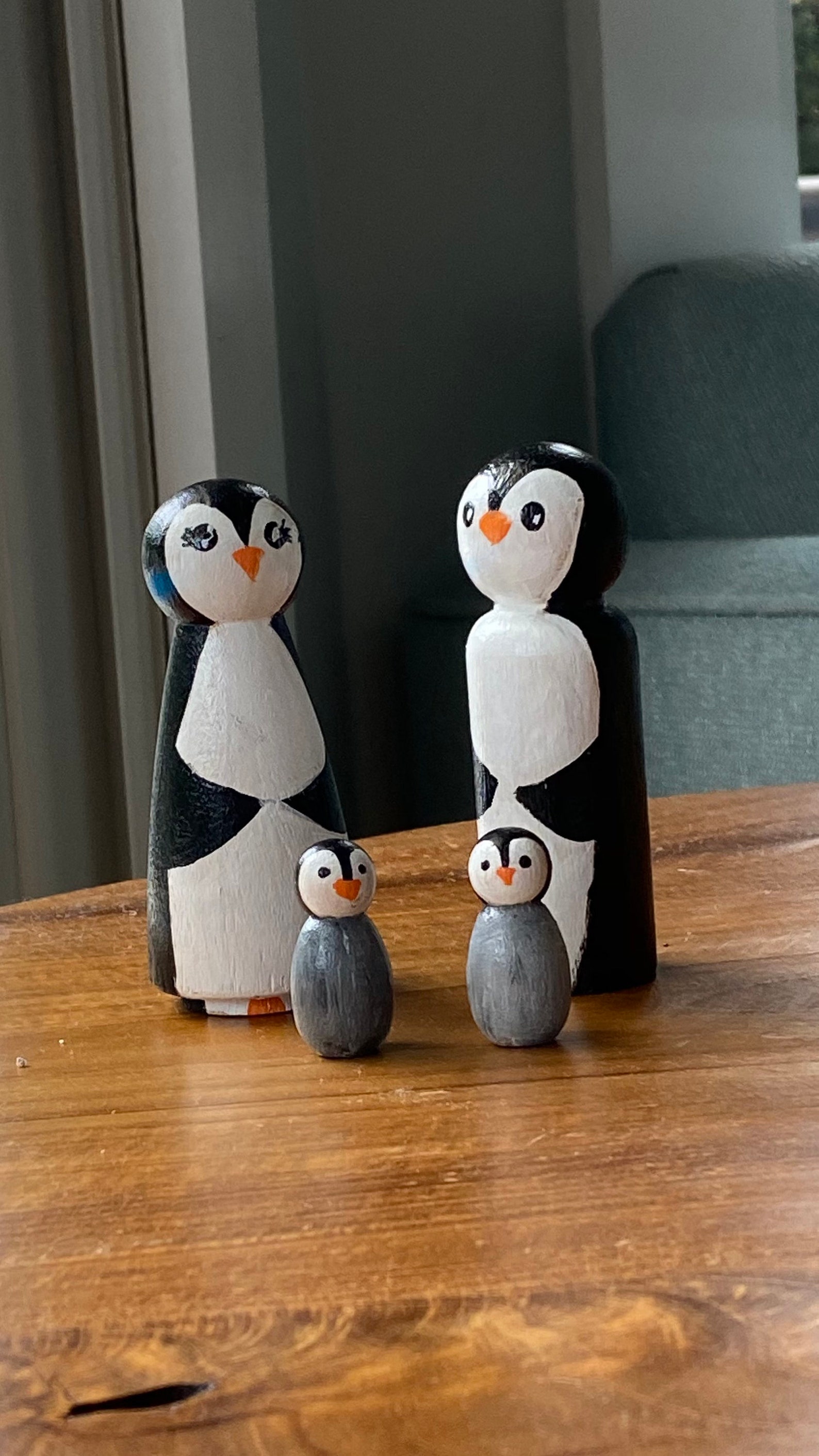 Custom Animal Family Peg Dolls Animal Pegs Farm Animals | Etsy