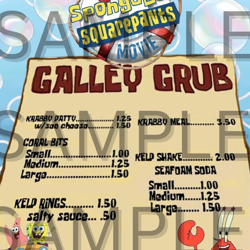 Krusty Krab Sign - Etsy