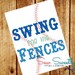 Swing for the Fences Baseball Embroidery Applique Design - Embroidery ...