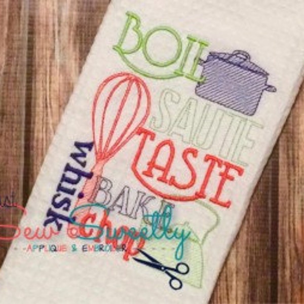 Kitchen Applique - Etsy