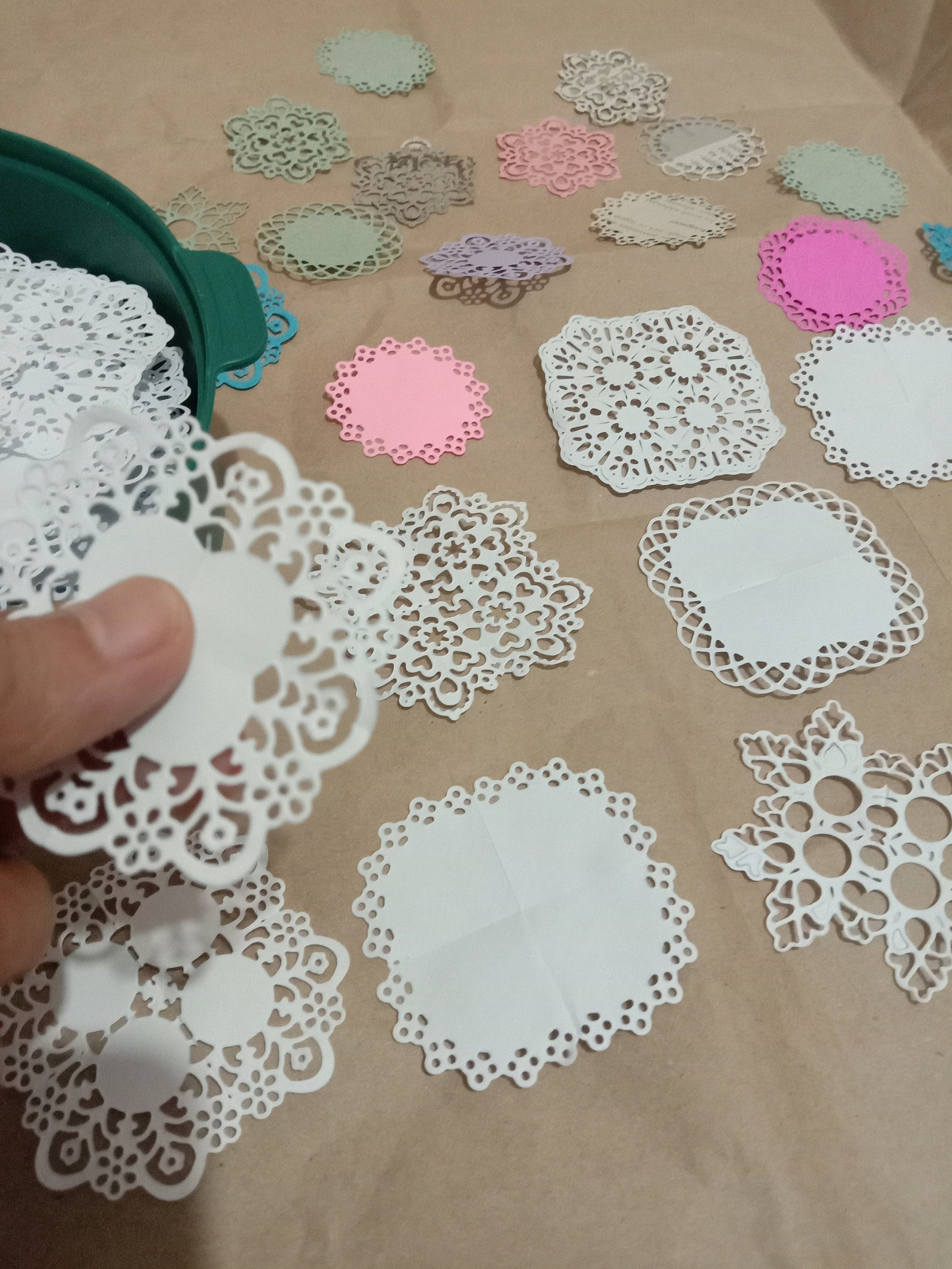 30 Pieces Custom Size Mini Eco Paper Doilies FREE Shippingworldwide - Etsy