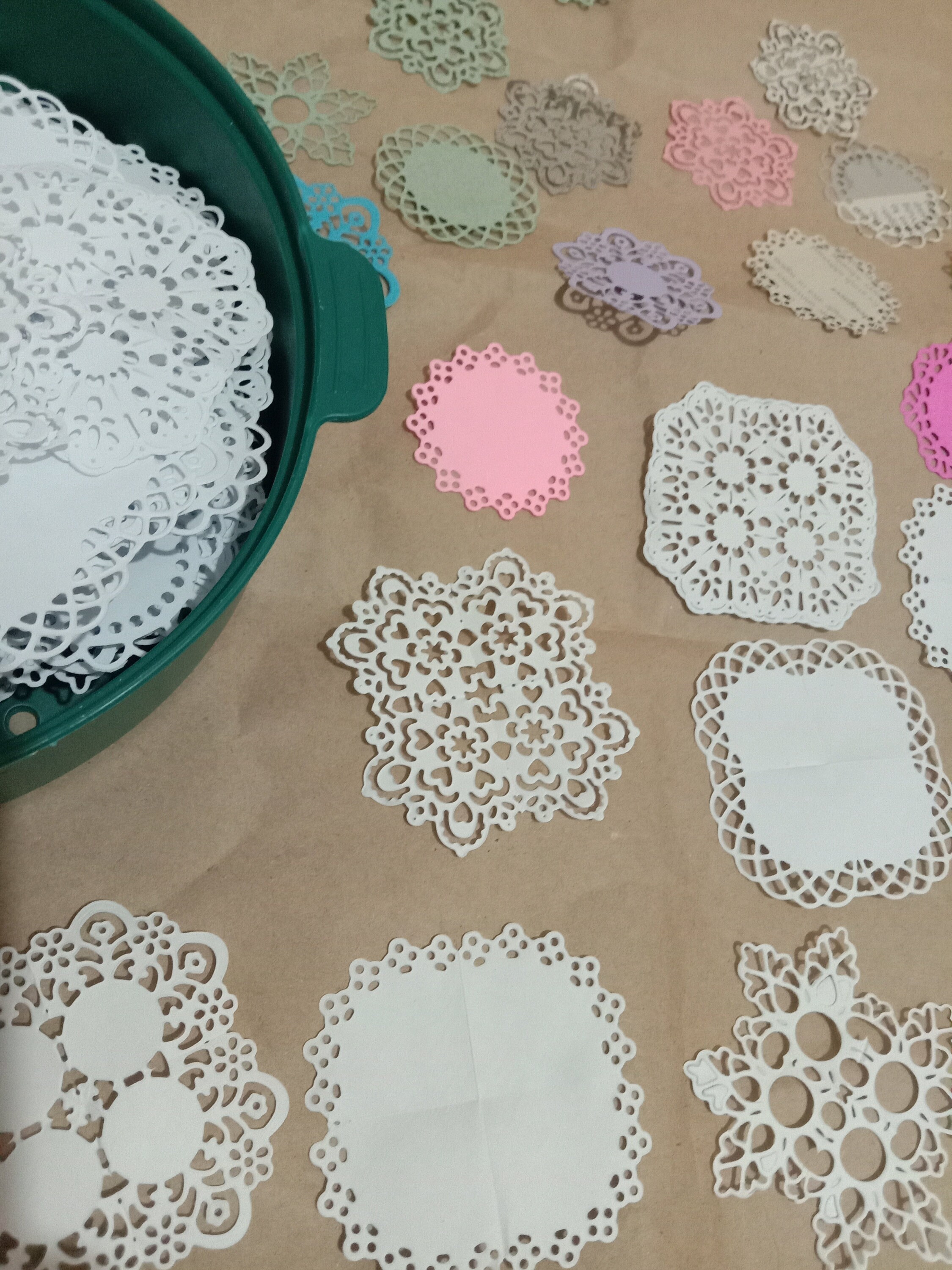 30 Pieces Custom Size Mini Eco Paper Doilies FREE Shippingworldwide - Etsy