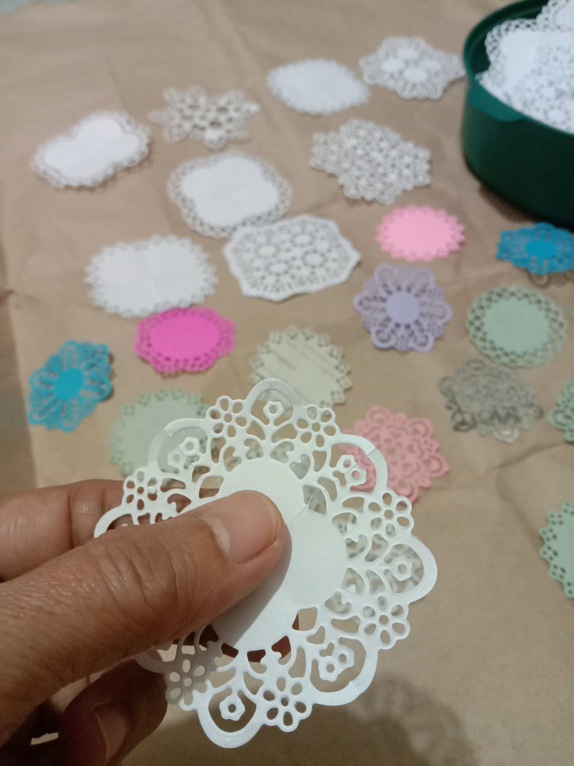 30 Pieces Custom Size Mini Eco Paper Doilies FREE Shippingworldwide - Etsy