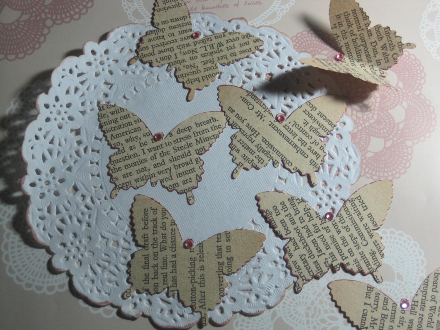50 Vintage Book Pages Butterflies for Weddings Birthday - Etsy