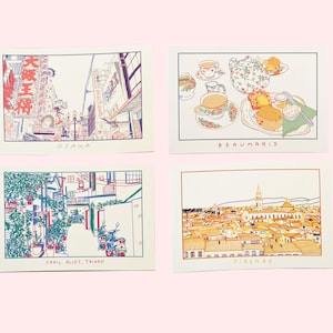 Postcard Bundle X4 (new Designs) - Etsy