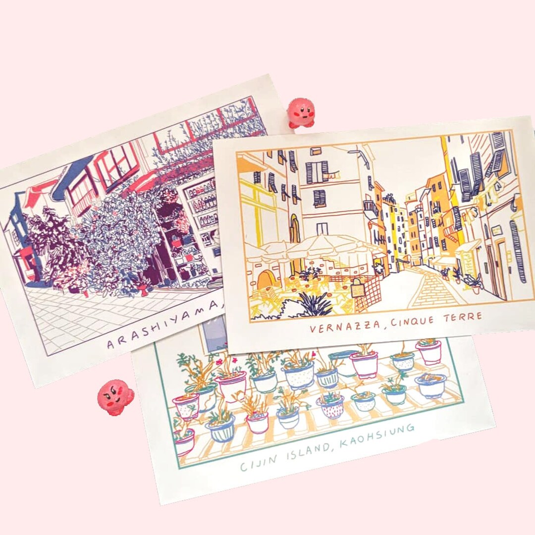 Postcard Bundle X3 (legacy) - Etsy