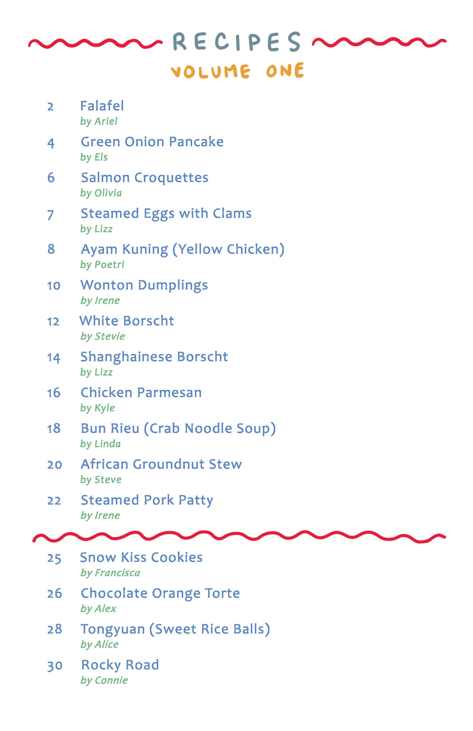 Family Recipes: Volume One - Etsy