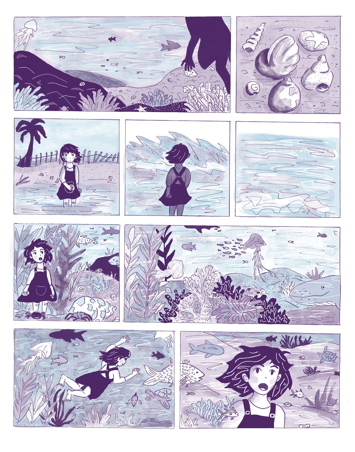 UNDERWATER: A Short Comic Zine - Etsy