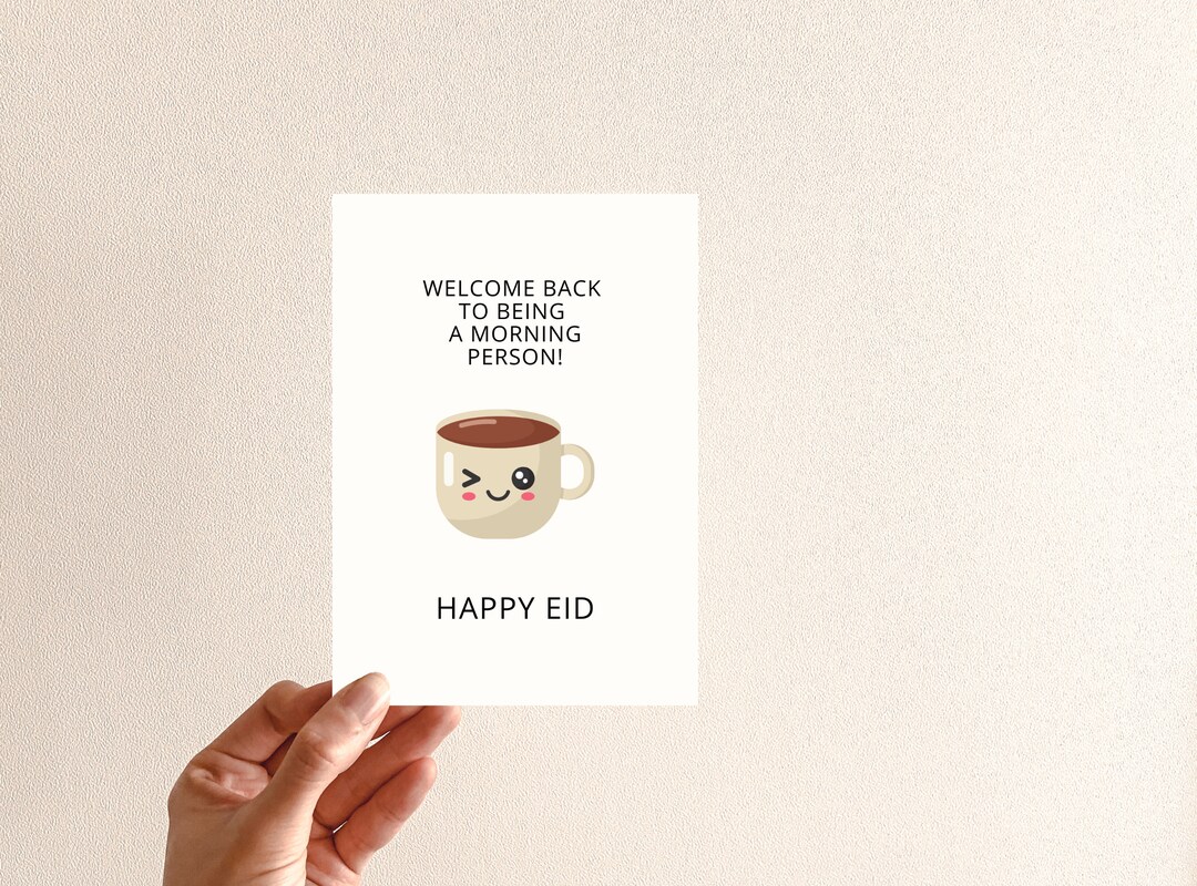 Fun Printable Eid Greeting Card | Digital Card| Printable File| INSTANT ...