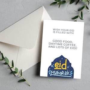 Elegant Printable Eid Greeting Card | Digital Card| Printable File ...